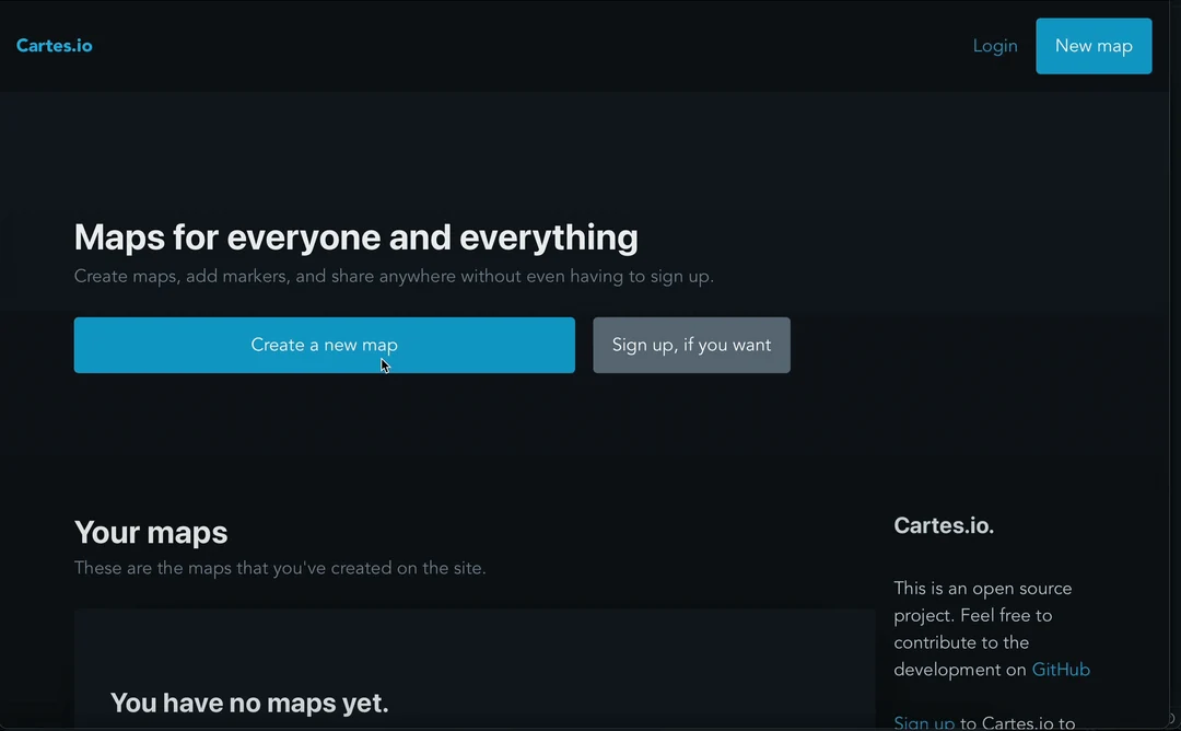 I made a simple, no-auth required mapping website and API | Scrolller