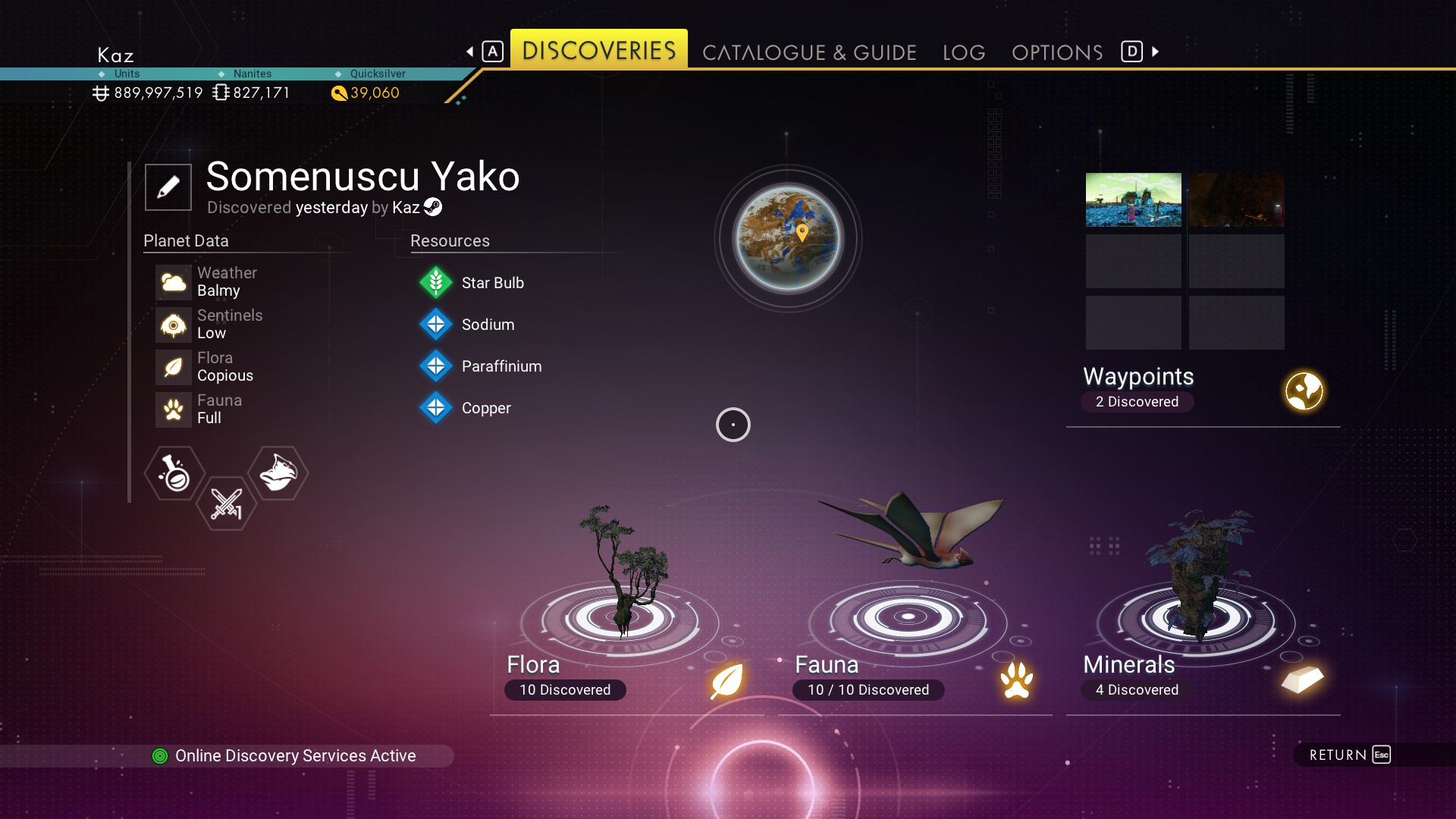 Fjord paradise planet with green sky and bluish fog | Scrolller