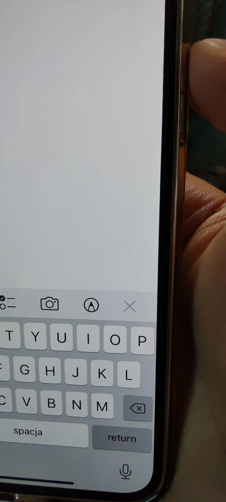 Woke up to this scratch(?) on a screen (12 pro). Definitely wasn’t there when I went to bed. Any ...