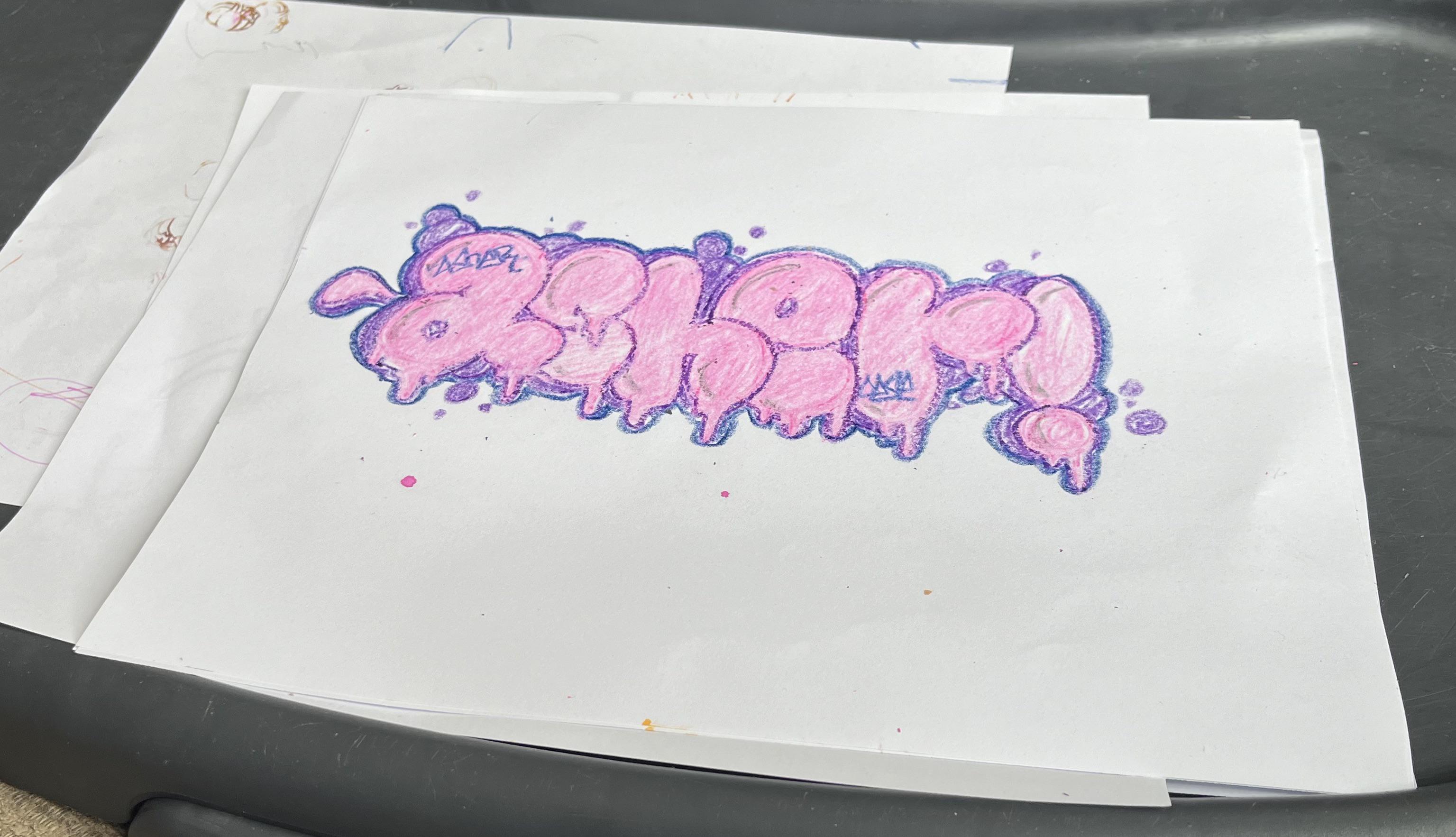 Kids coloring so I used some crayons haha | Scrolller