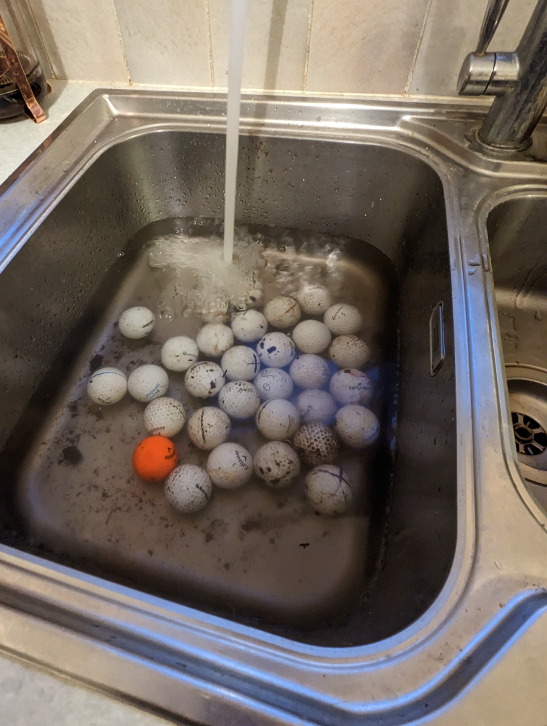 Anyone else wash their balls in the kitchen sink? | Scrolller