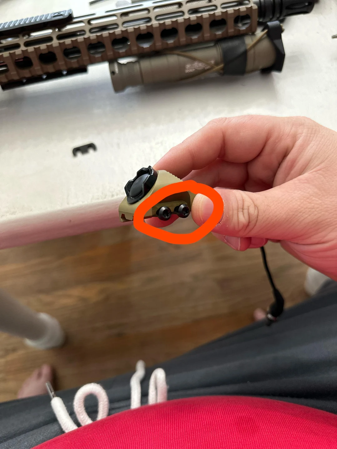 The part that clamps to rail broke where can i find a replacement? | Scrolller