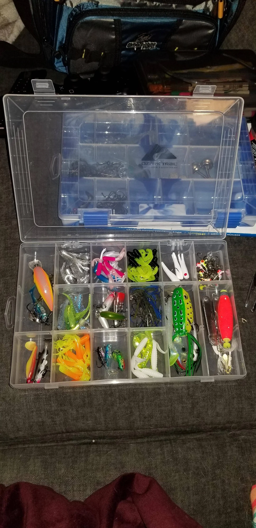 Beginner fisherman here. How does my all-in-one panfish tackle box look? | Scrolller