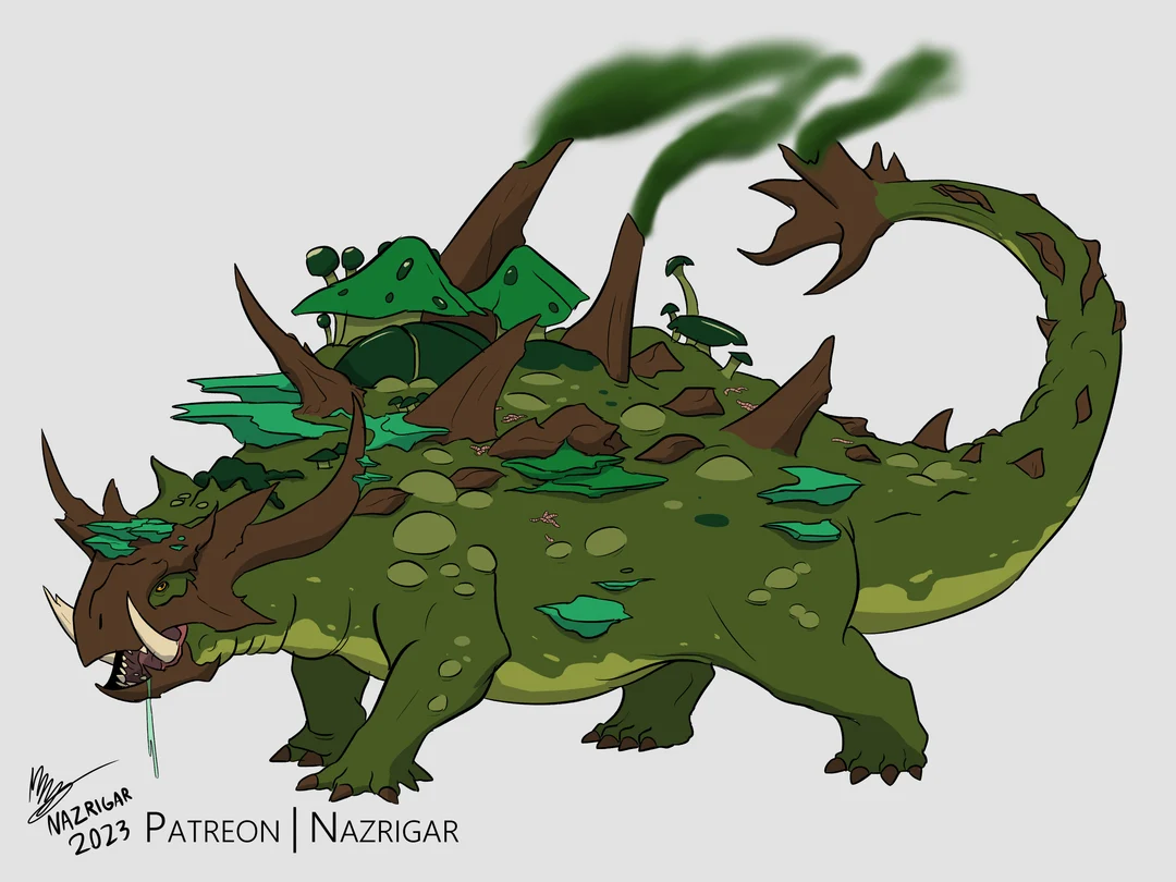 Ankylosaurus of Nurgle - Art by Me | Scrolller