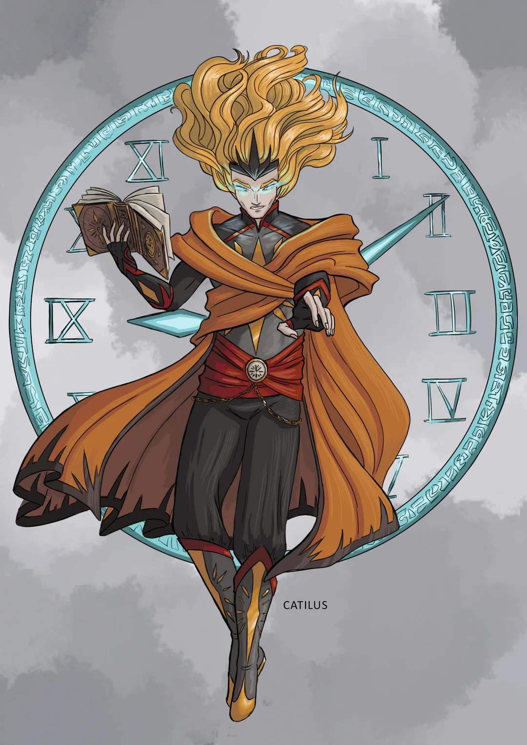Dairos, Clockwork Sorcerer, Me, Pencil and Digital, 2022 | Scrolller
