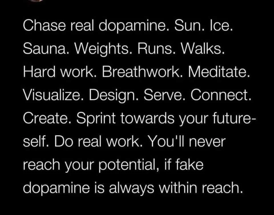 Chase real dopamine | Scrolller