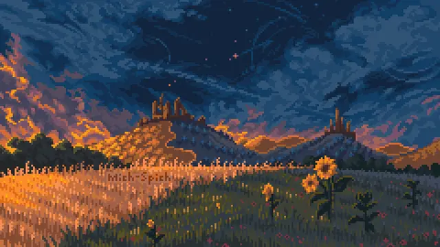 Castle Sightseeing, mich-spich (me), Pixelart, 2023 | Scrolller