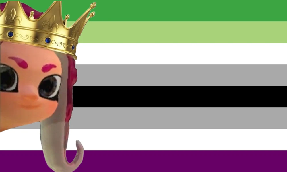 To the people who are aroace and like splatoon here have this :D (images used in comment ...