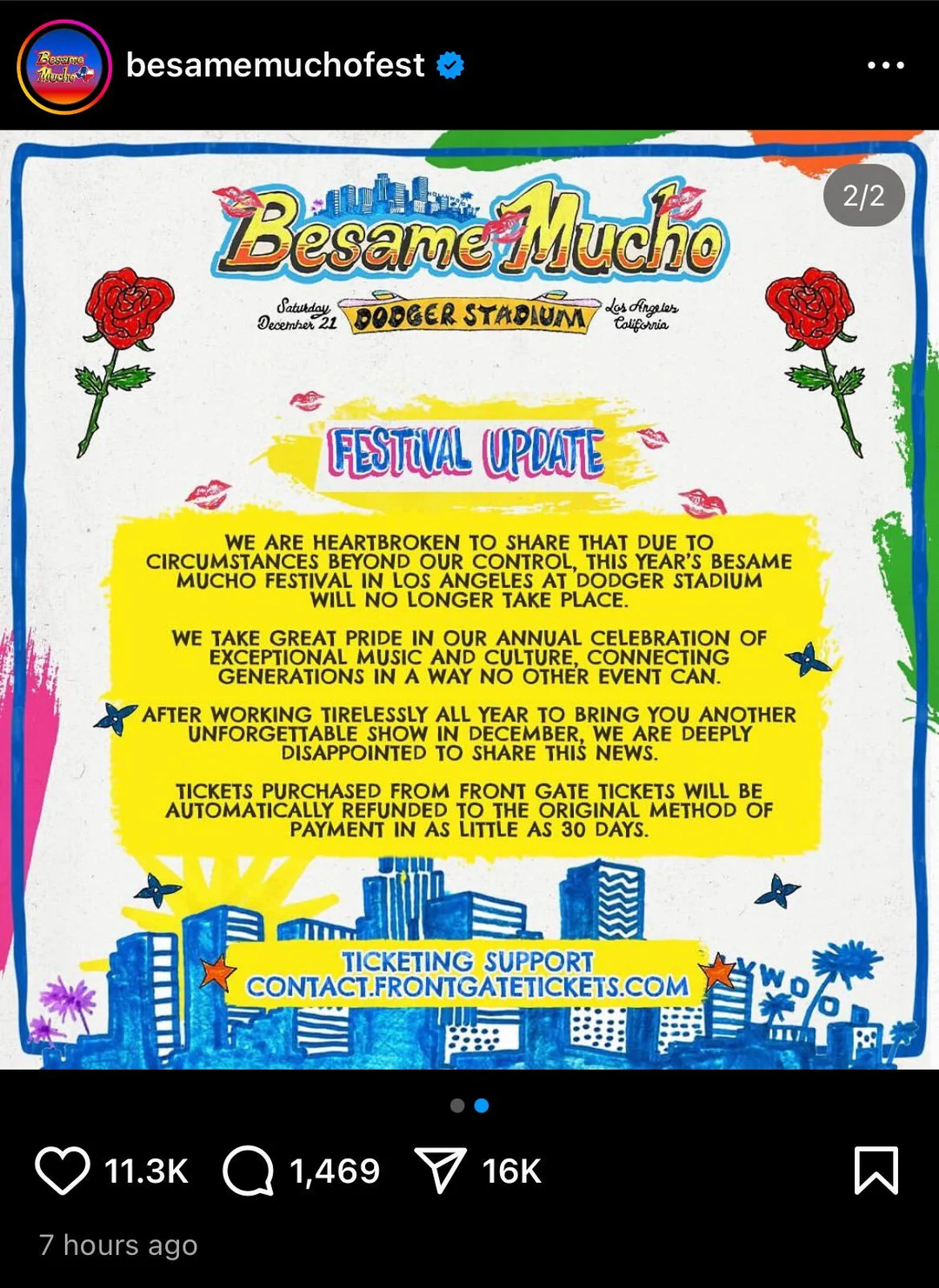 Besame Mucho in LA cancelled | Scrolller