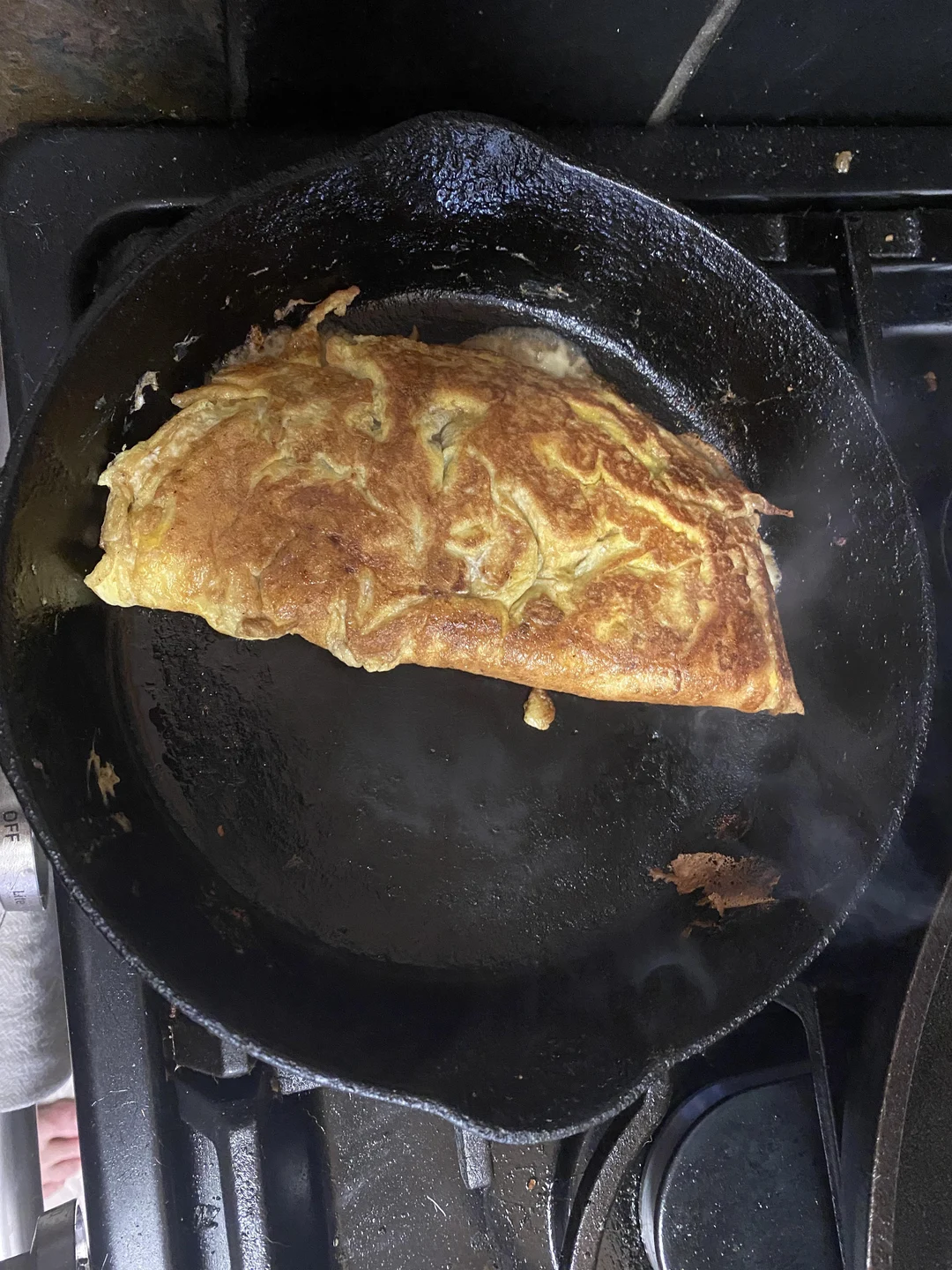 Nailed it! First cast iron omelet. | Scrolller