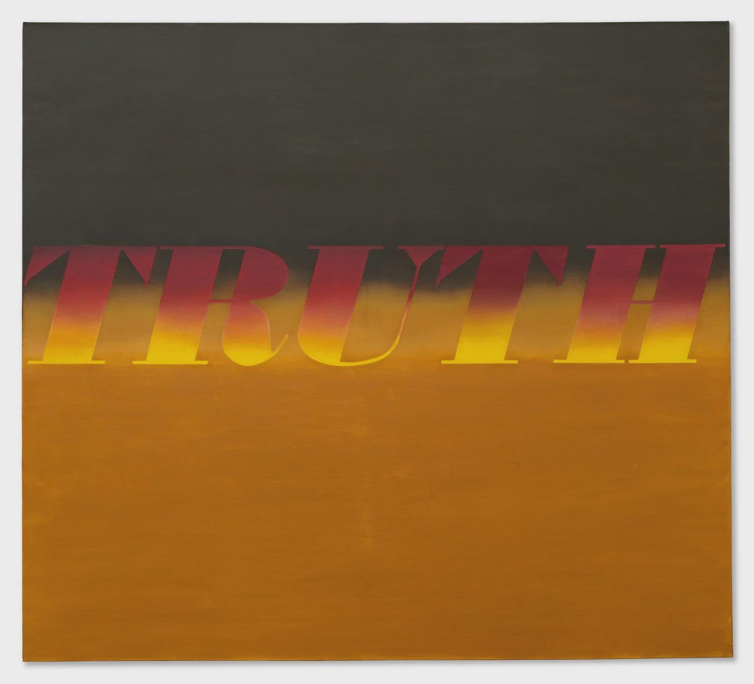 Ed Ruscha, Truth (1973) | Scrolller