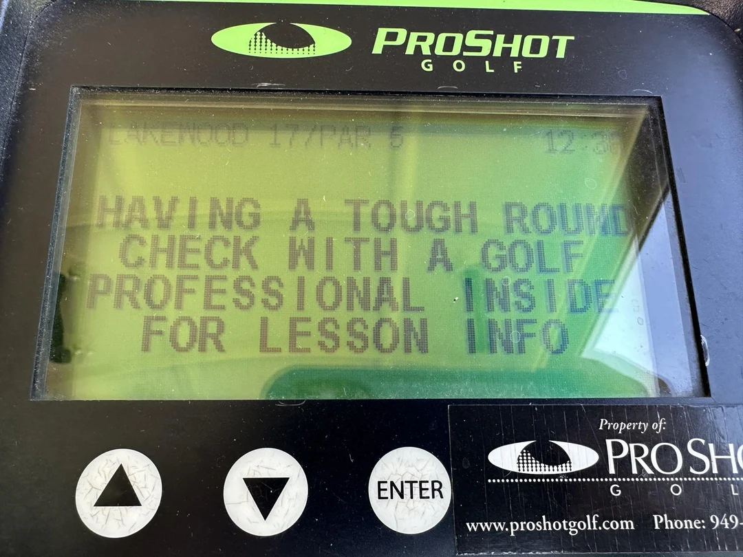 This golf cart knows me a little too well... | Scrolller