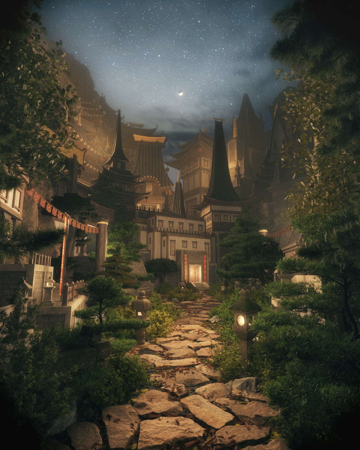 Temple Path [OC] | Scrolller