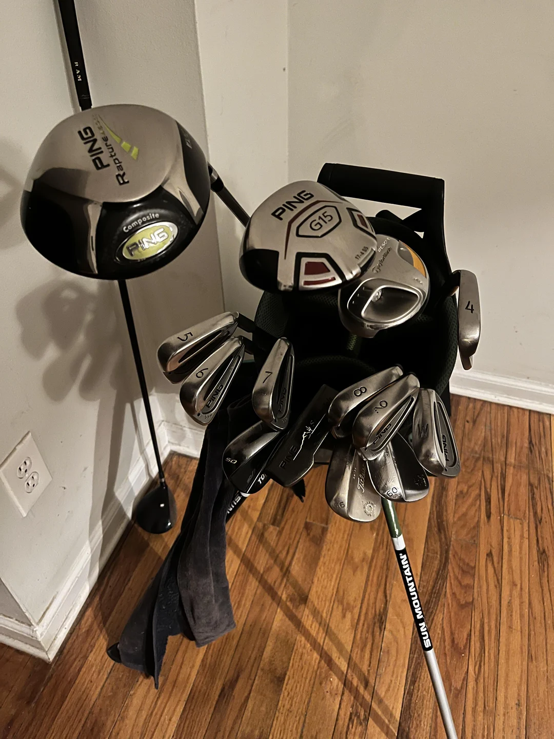 Finally upgraded my Frankenstein set. Might be 20 year old clubs but it’s nice to look down and ...