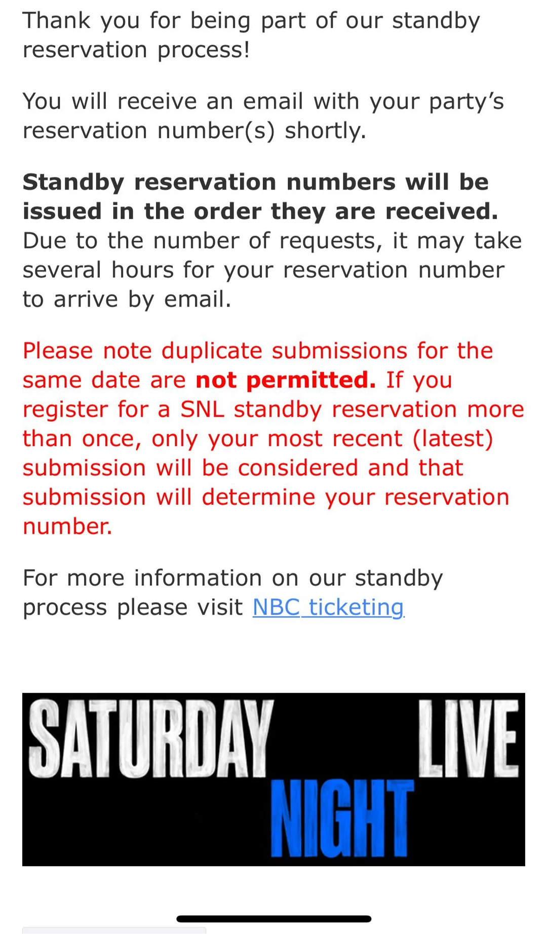 SNL standby! | Scrolller