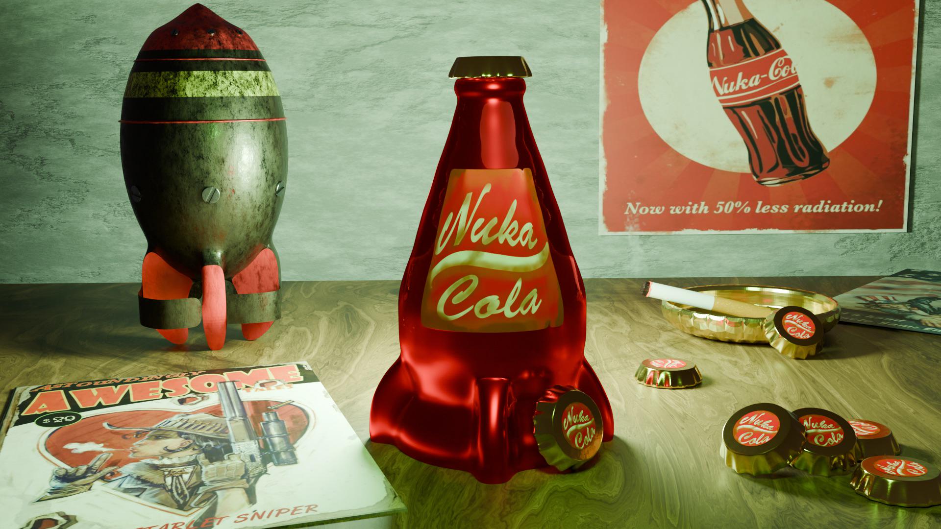 Nuka Cola 3d scene | Scrolller