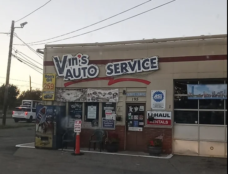 I spotted something unexpected while in New England for the long weekend. This is Vin's Auto ...