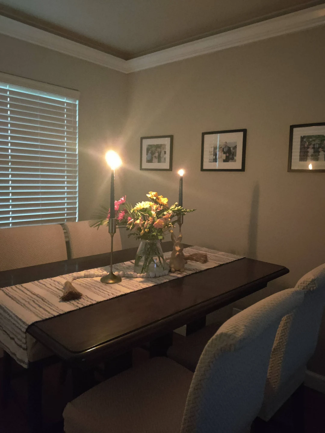 Spring table in our dining nook | Scrolller
