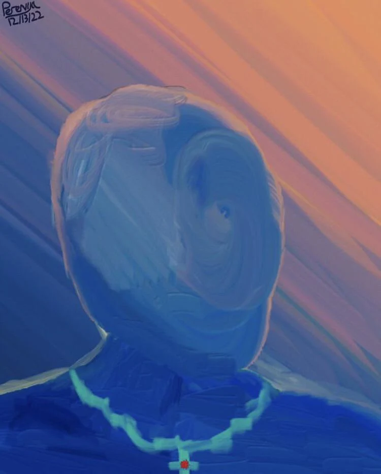 Impression of The Late Night/Early Morning Existential Crisis, Perenija, Digital, 2022 | Scrolller