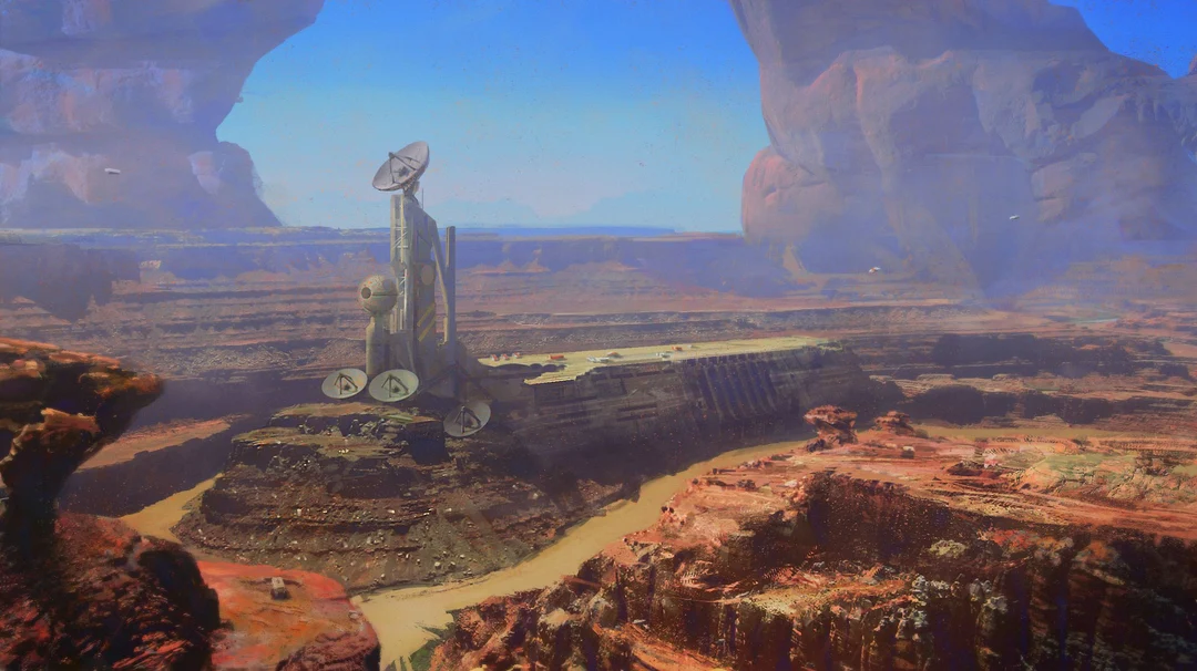 Environment painting by Martin Parker | Scrolller