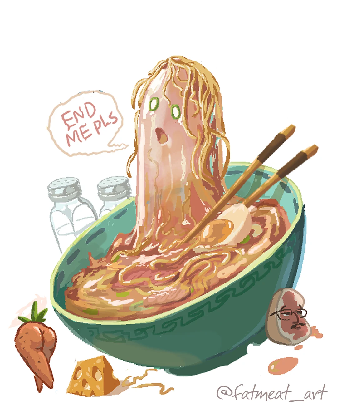 Sentient Noodle | Scrolller