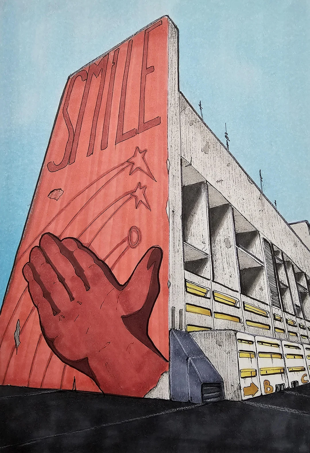 Imaginary building from my sketchbook. | Scrolller