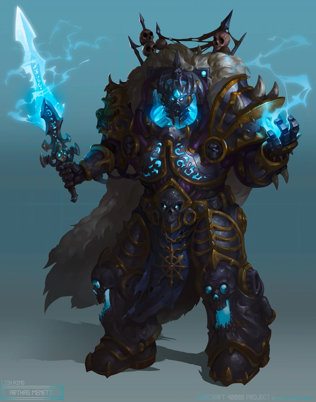 Lich King "Warcraft 40000 project" by Alexey Kruglov (rancore33) | Scrolller