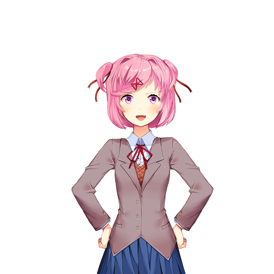 Front Facing Natsuki | Scrolller