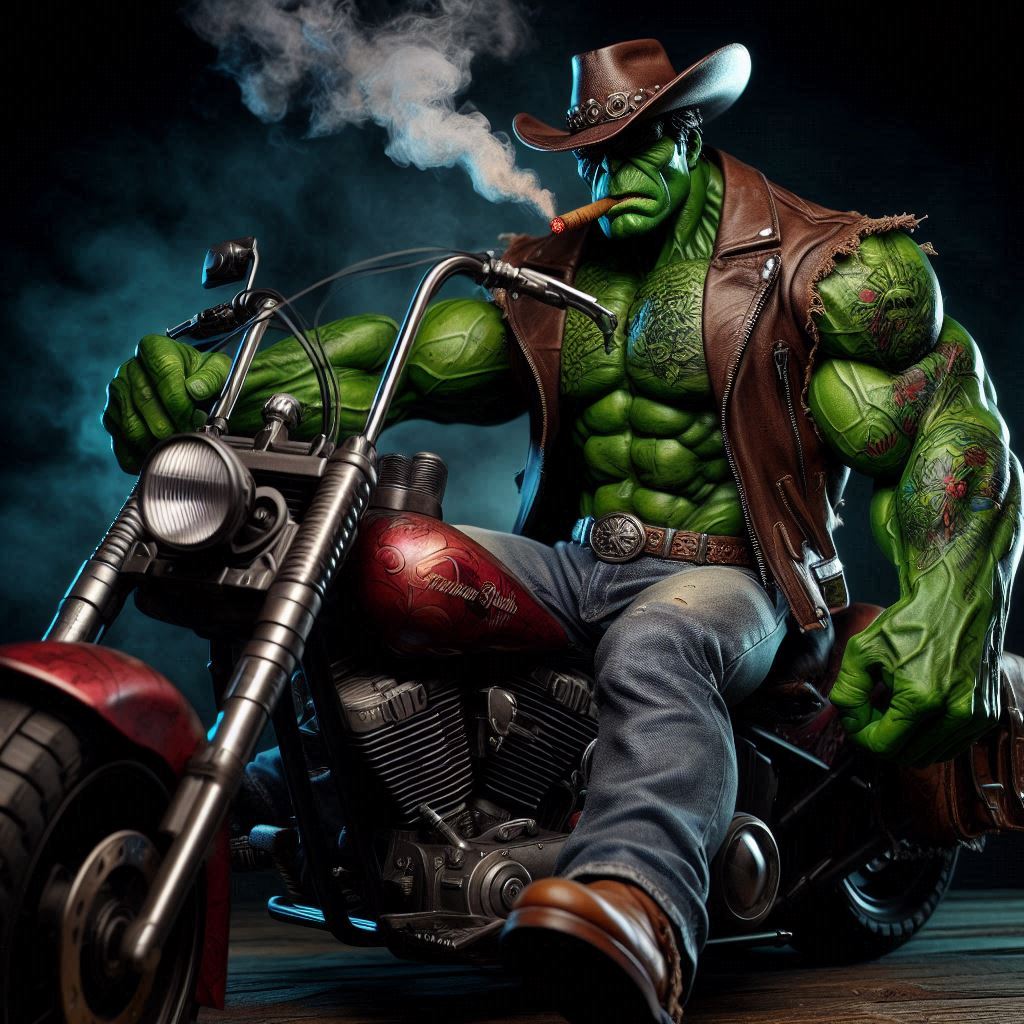 The Hulk after retiring from crime fighting. | Scrolller