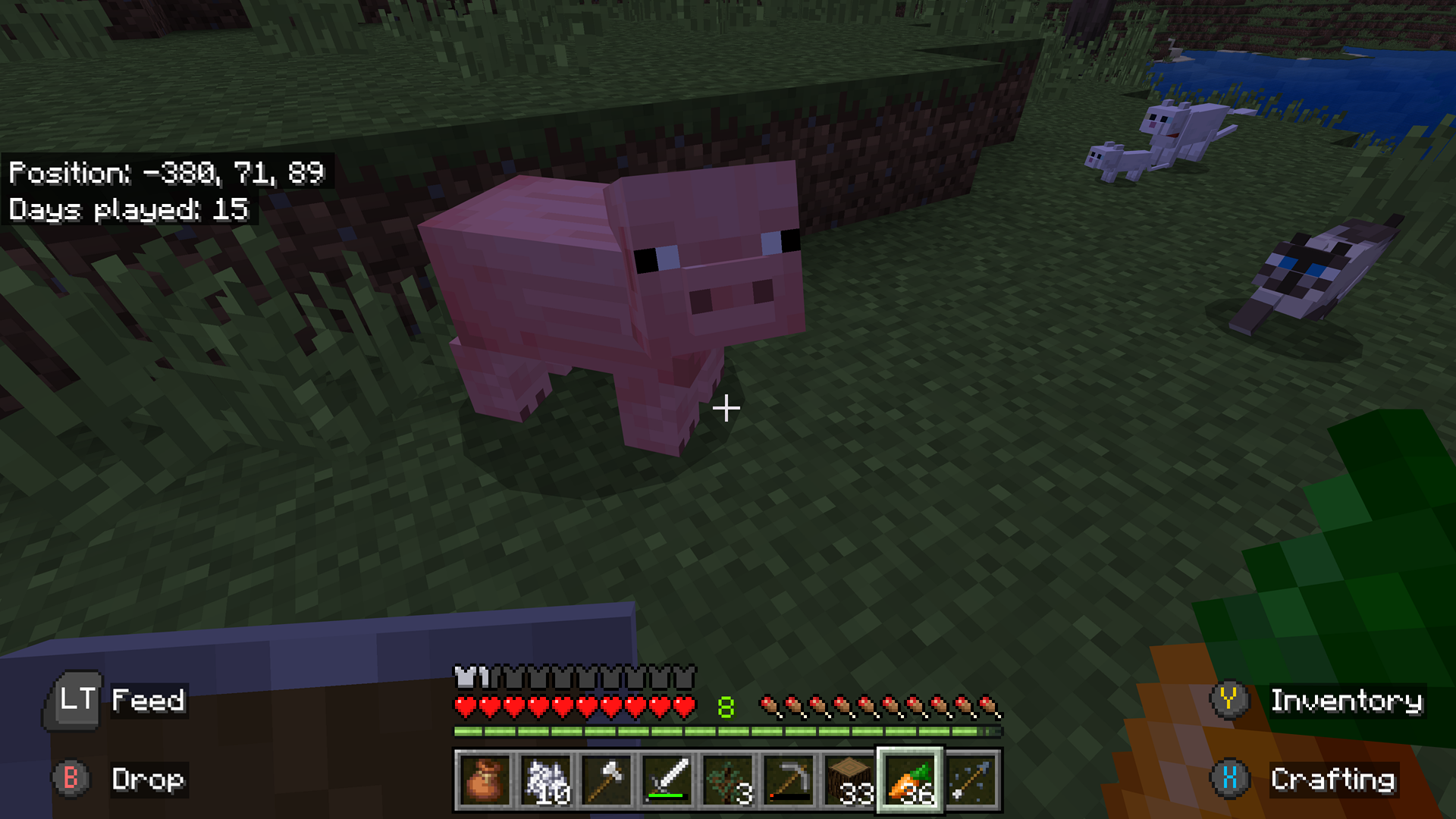 The new pig and cow textures overwrite the plain classic textures | Scrolller