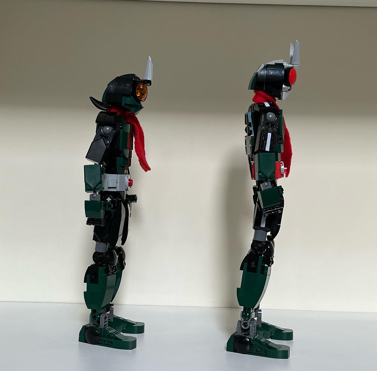 Built some Shin Kamen Rider buildable figures | Scrolller