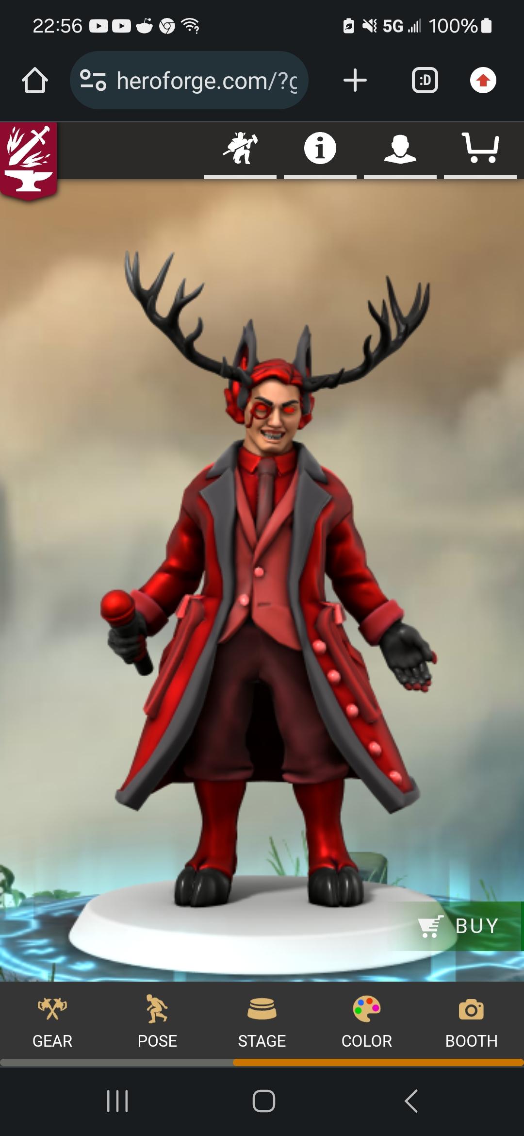 I tried to make alastor in hero forge | Scrolller