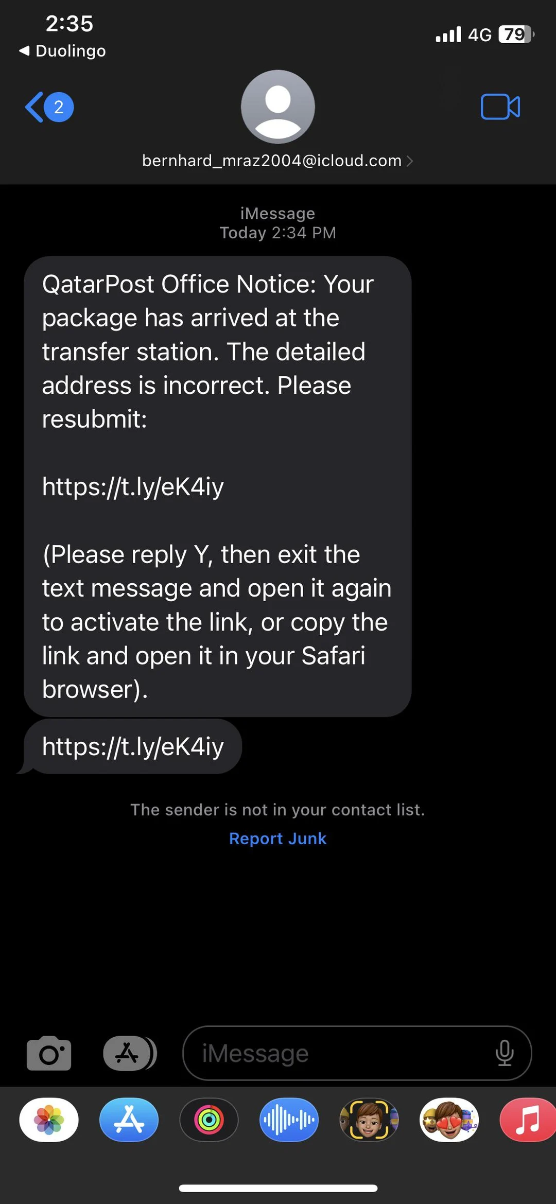 qatar post scam | Scrolller