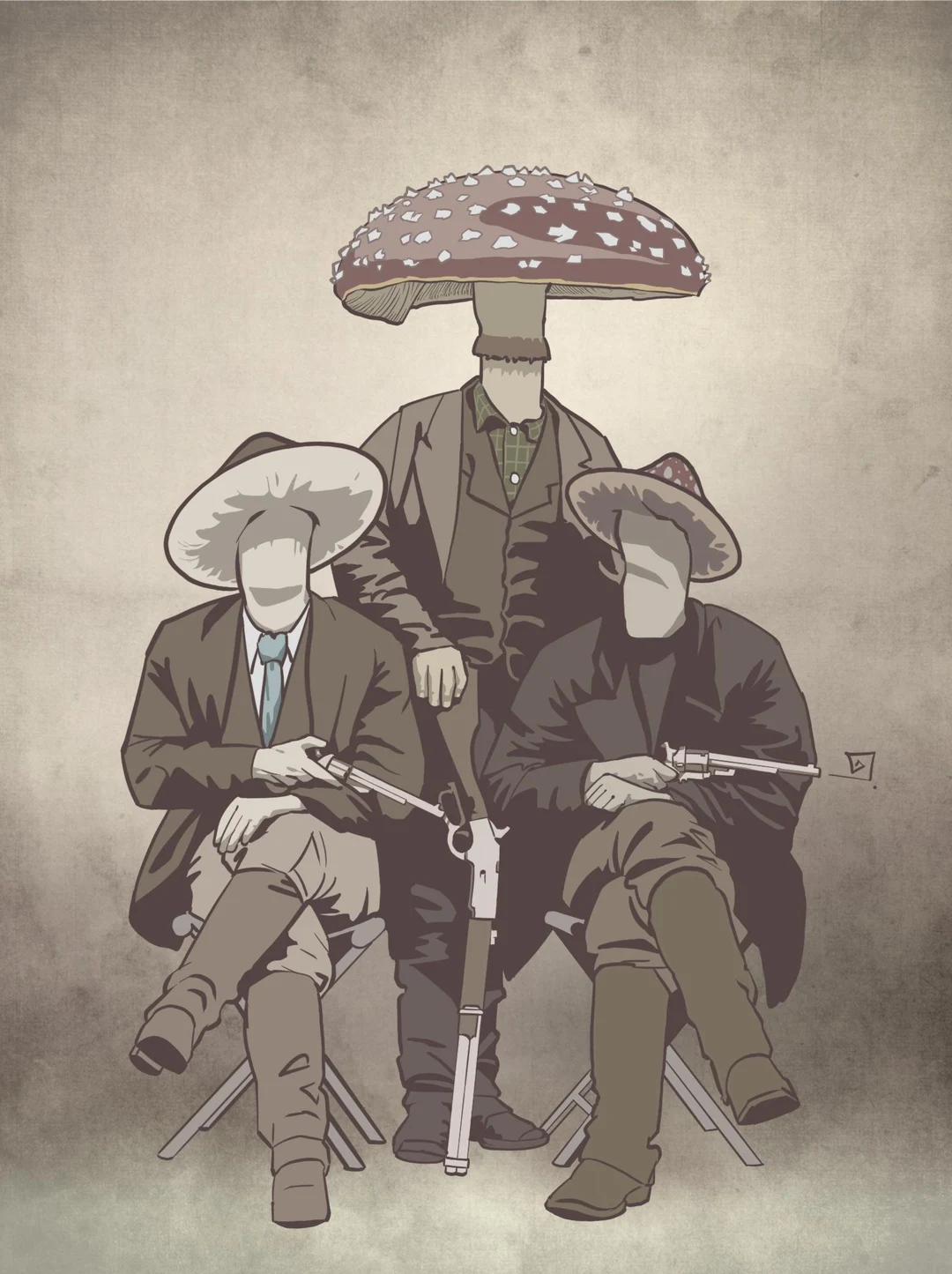 Outlaws, Random Cushing (me), drawn digitally in Procreate, 2020 | Scrolller