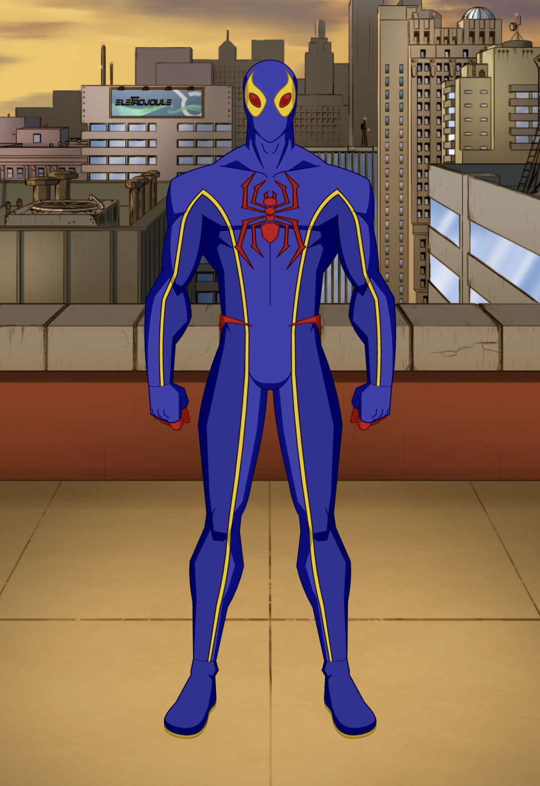 Here's a Spider-Man suit I designed using Factory of Heroes. | Scrolller