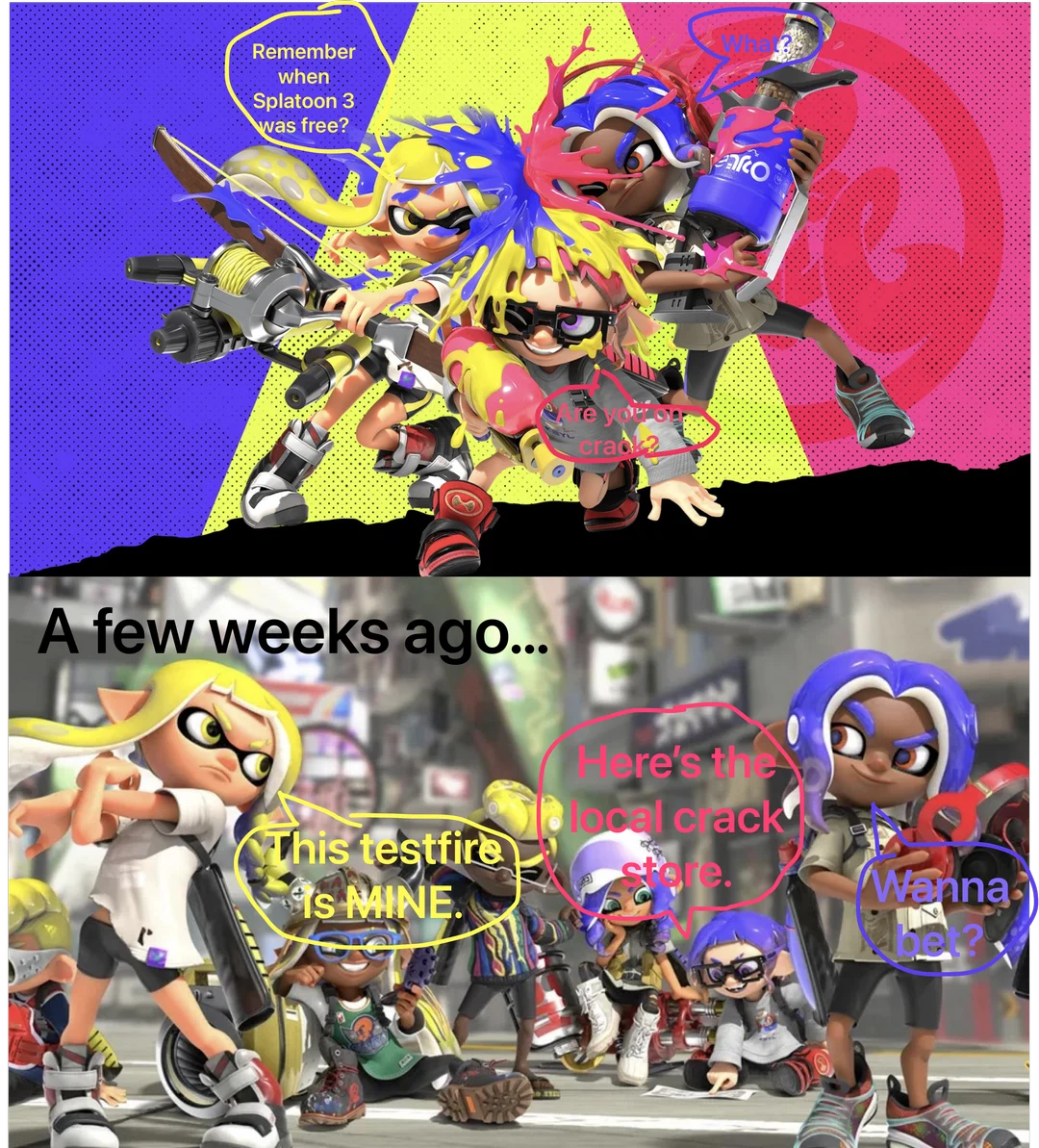 Remember when Splatoon 3 was free? | Scrolller