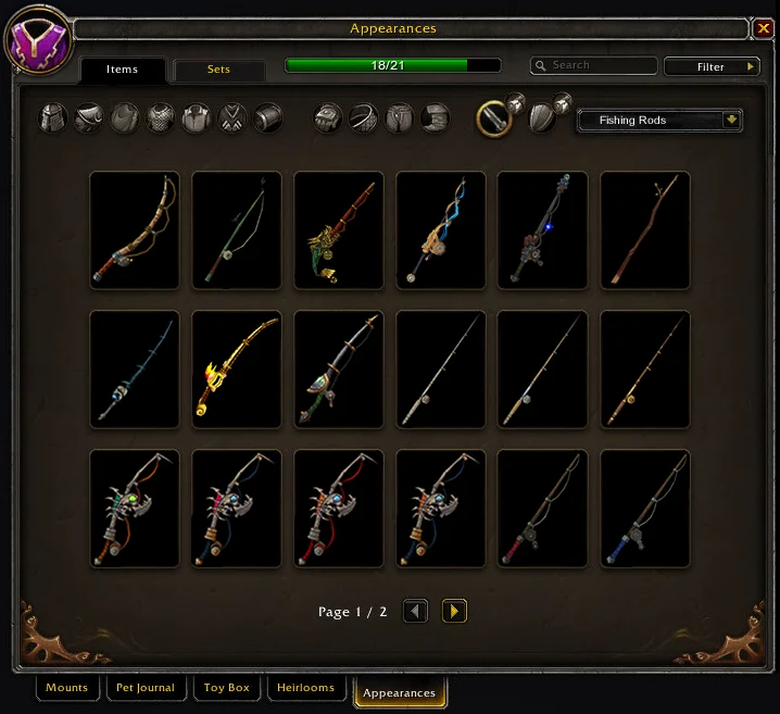 (Idea) Transmog Fishing Rods (to other fishing rods) | Scrolller