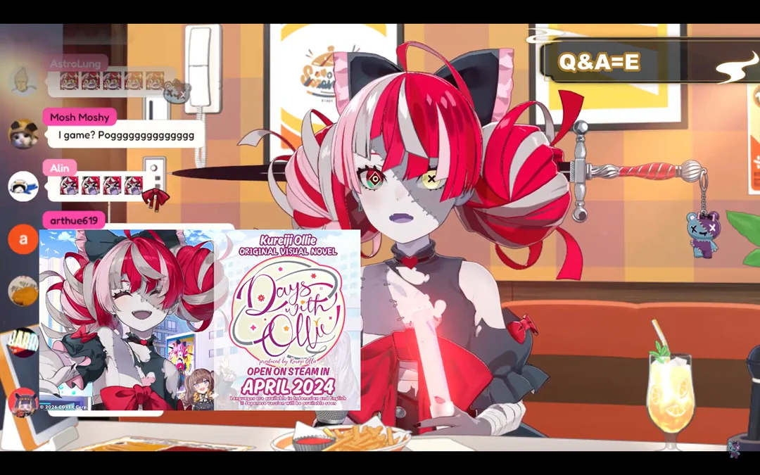 Kureiji Ollie original visual novel - Days with Ollie announced | Scrolller