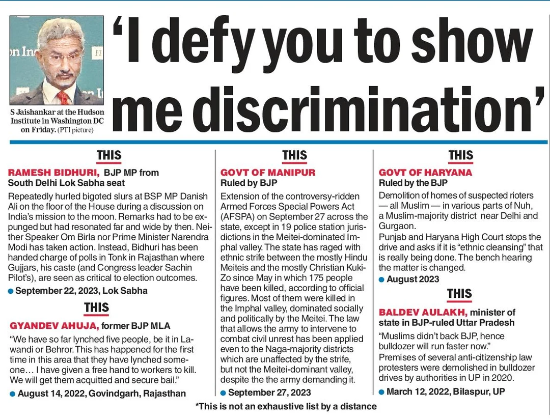 'I defy you to show me discrimination' | The Telegraph | Scrolller