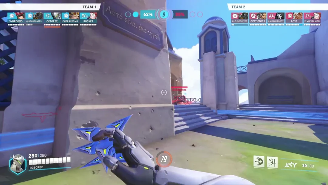 Genji deflects Hanzo Ult | Scrolller