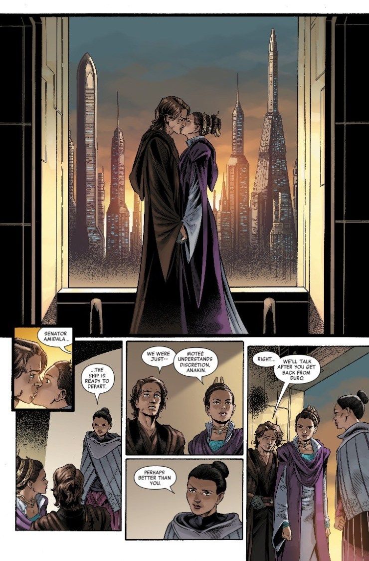 The time when Anakin and Padme were caught kissing | Scrolller