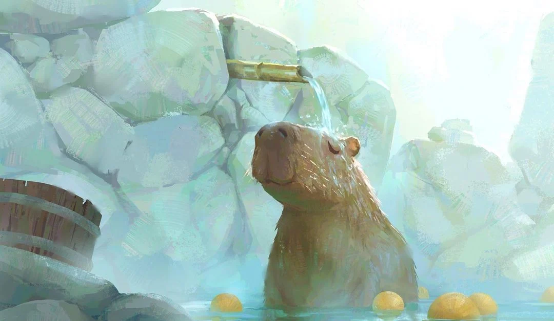 Be like this capybara, Relax. by Ben Rouche | Scrolller