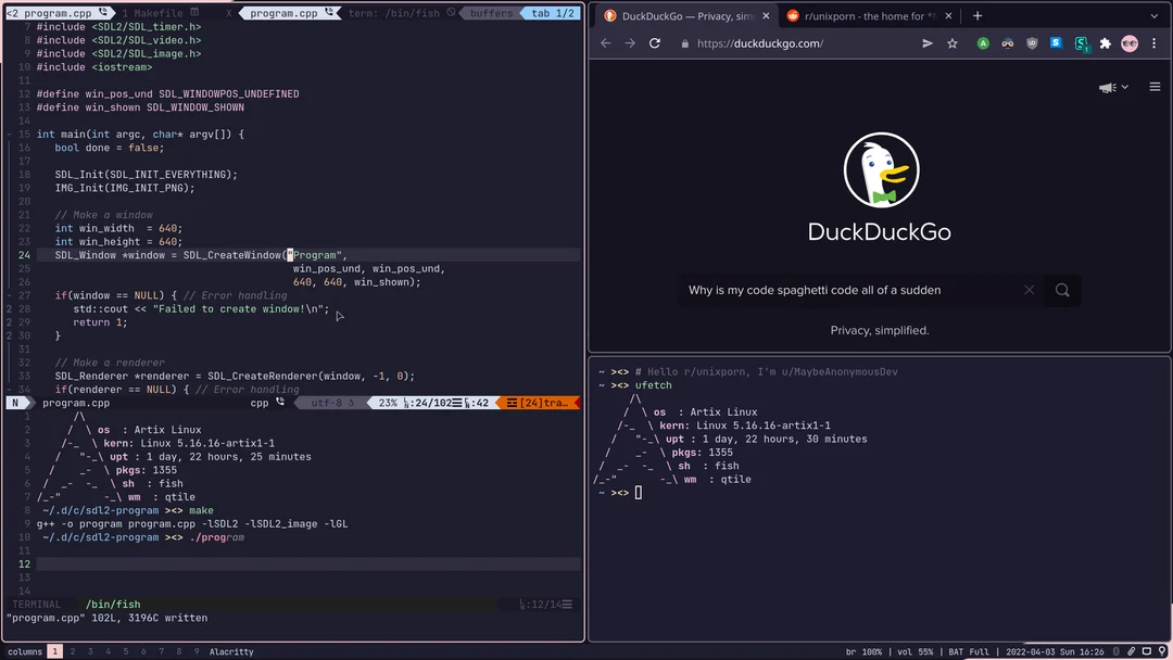 [qtile] Why is my code spaghetti code all of a sudden? | Scrolller