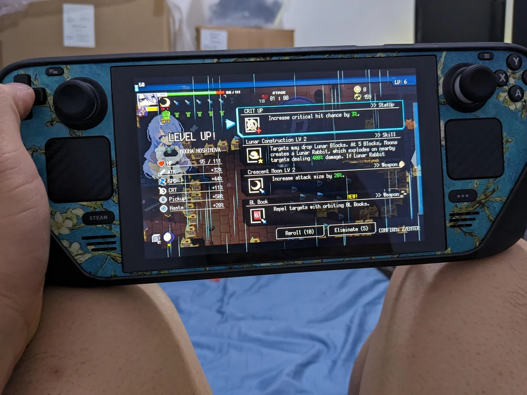 Holocure is running great on steam deck | Scrolller