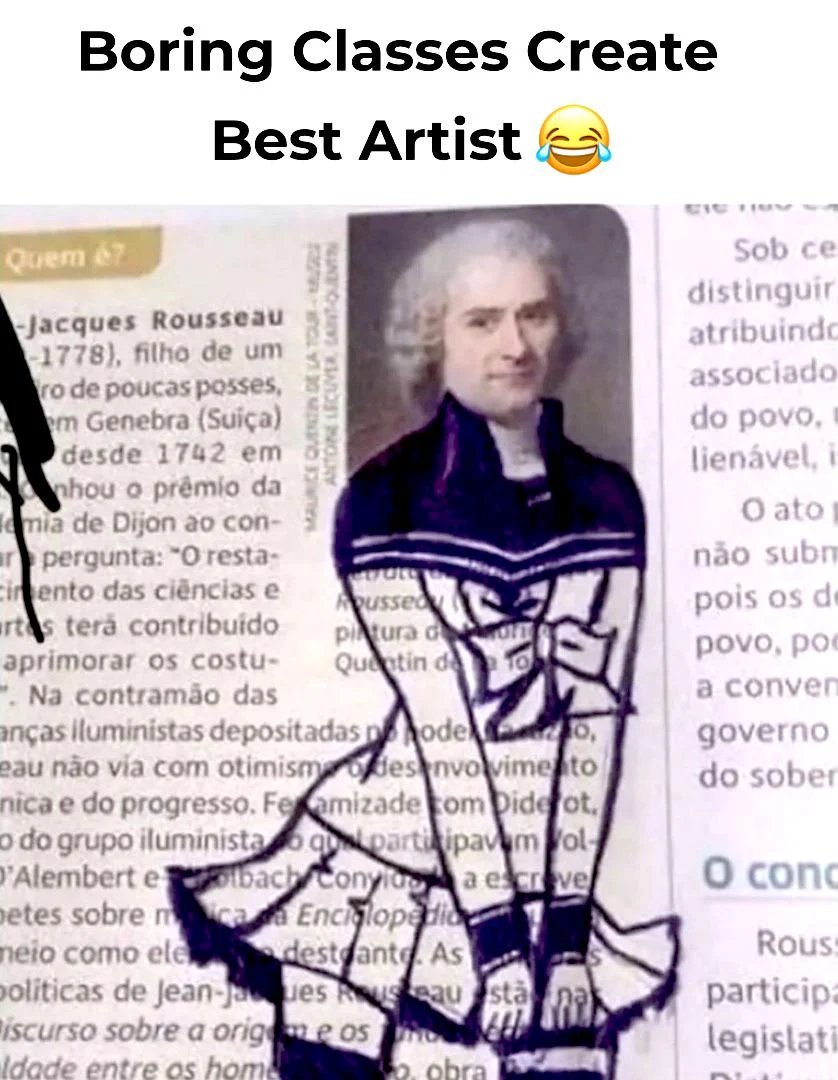 Boring Classes Create Best Artist 😂 | Scrolller