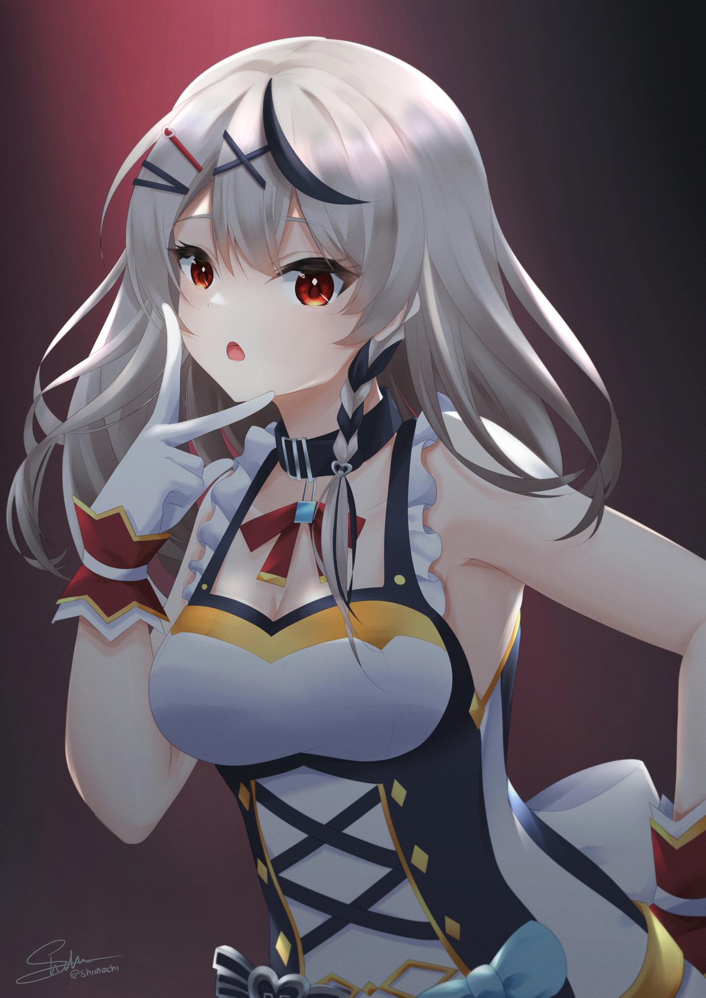 Sakamata Chloe Idol Outfit fanart by me (Happy 1st Anniversary ...