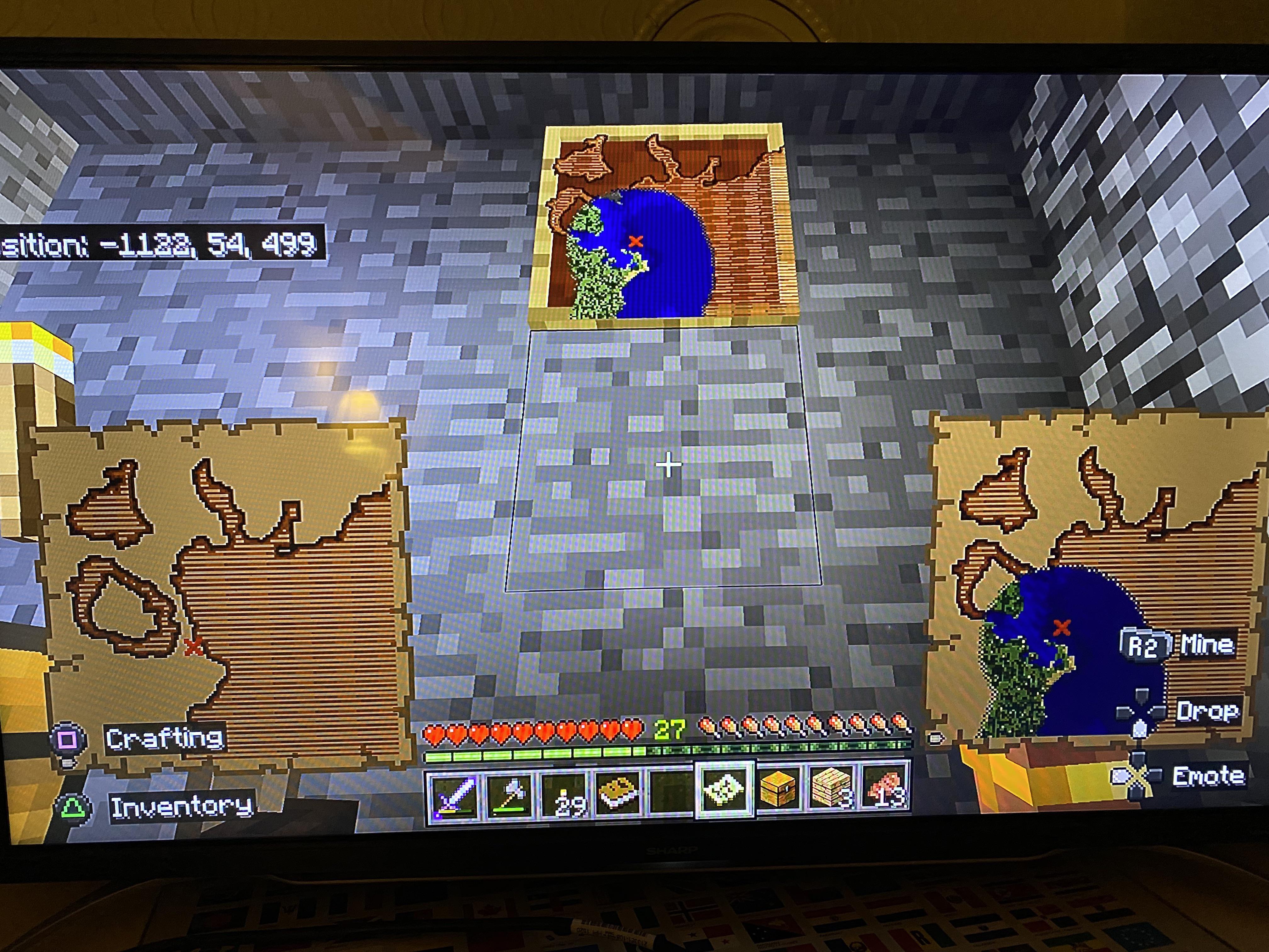 New world same maps, I created a new world in peaceful mode and did what people said. Get one ...