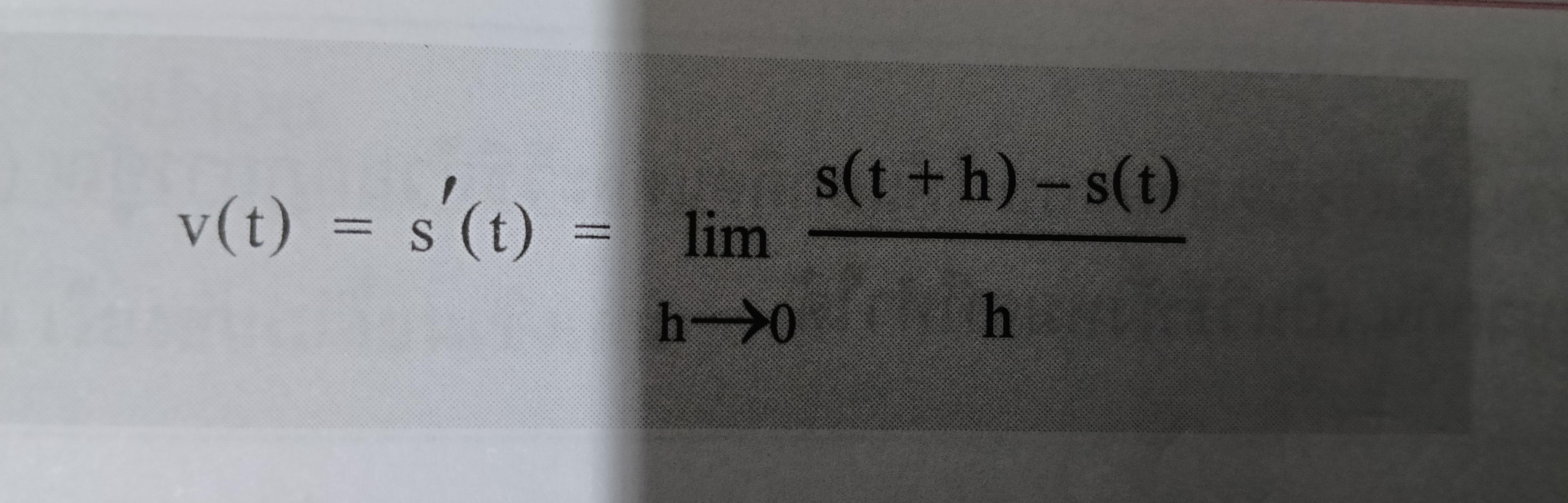 [AS Level Math: Velocity] I don't understand this equation for velocity. | Scrolller