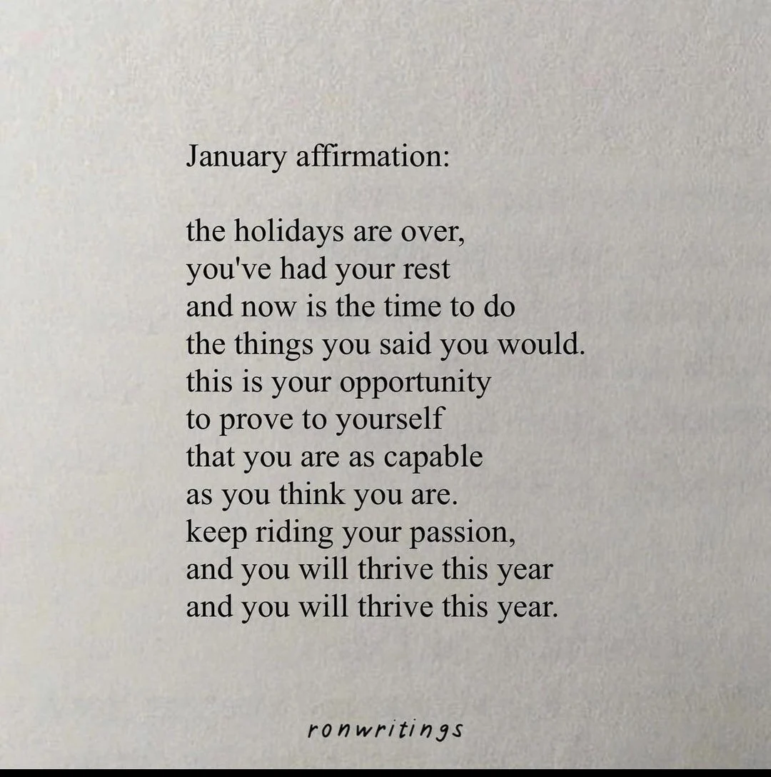 [image] Basically we are at the end of January but this affirmation helped :) | Scrolller