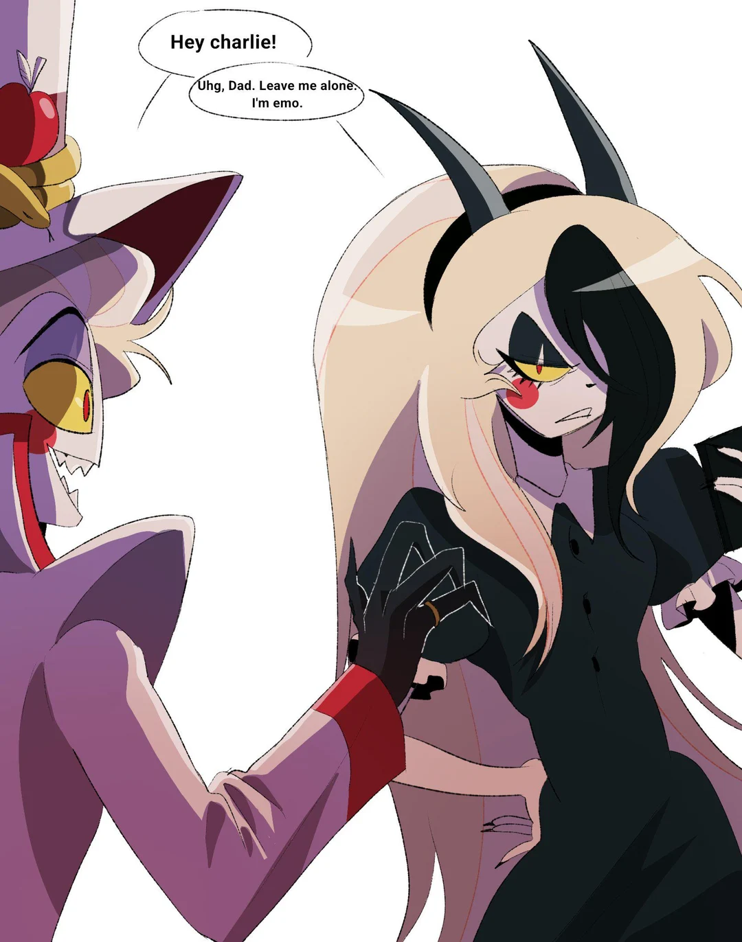 Goth phase Charlie (Art by @CINsg79) | Scrolller